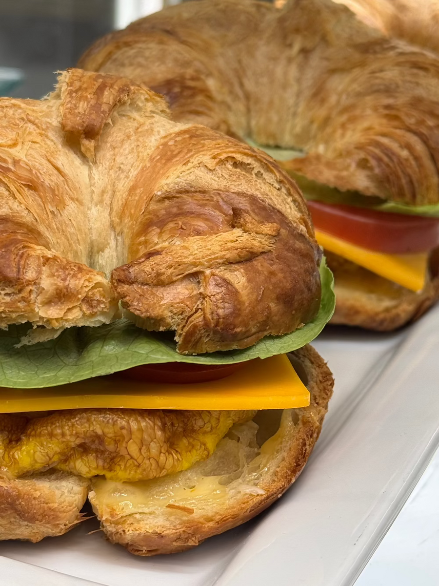 Breakfast Croissant Sandwich Boxes | Flaky Not Flaky